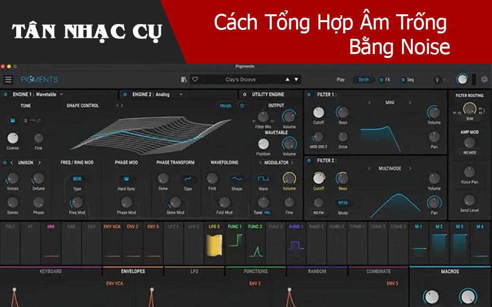 Cách Tổng Hợp Âm Trống Bằng Noise – TÂN NHẠC CỤ