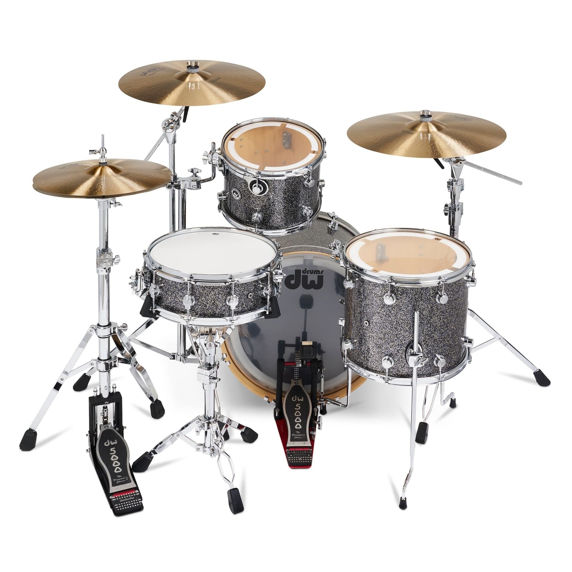 Trống Cơ DW DWe 4 Pcs Drum Kit Bundle, Black Galaxy FinishPly – TÂN NHẠC CỤ